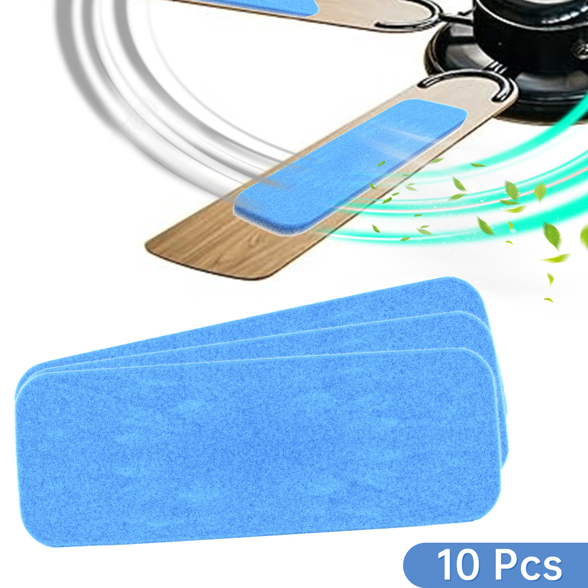 Ceiling Fan Filters for Blades - 10 Pack Ceiling Fan Air Purifier Pads ...
